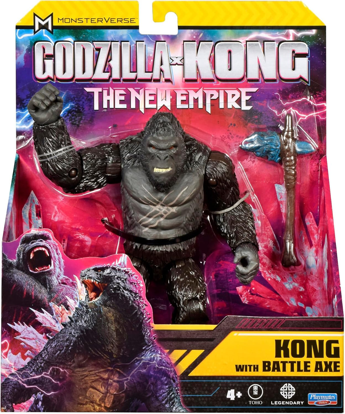 Godzilla X Kong Monsterverse 6 Inch Action Figure Basic Series - Kong ...