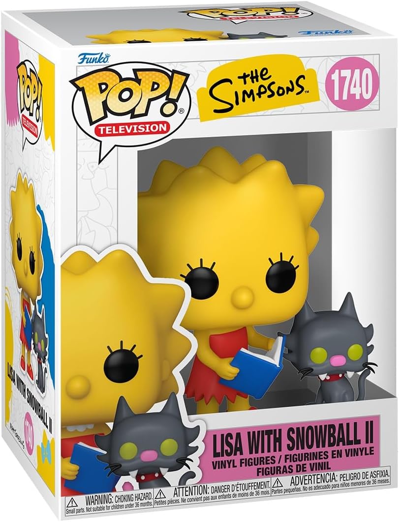 Pop Television The Simpsons 3.75 Inch Action Figure - Lisa with Snowba ...