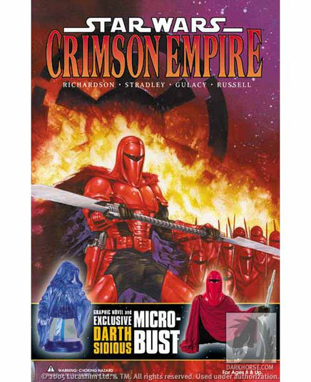 Star Wars Collectible 3 Inch Bust Statue - Darth Sidious & Royal Guard ...